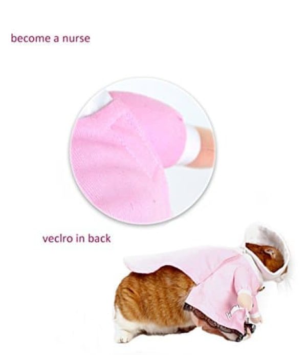 NACOCO Dog Cat Nurse Costume Pet Nurse Clothing Halloween Jeans Outfit ...